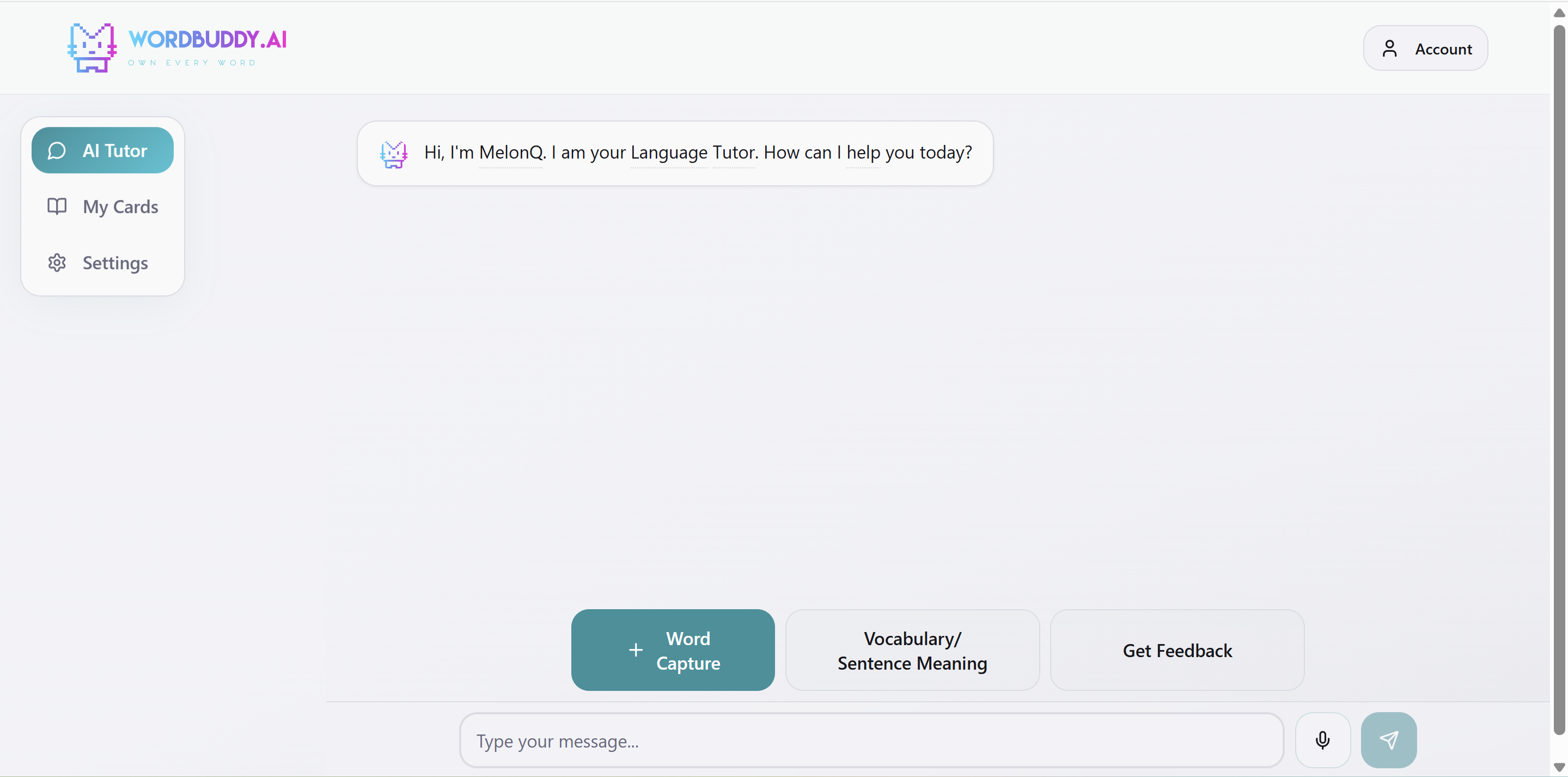 WordBuddy.AI - Learn at your level. Master every skill.